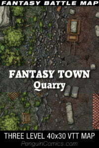 Fantasy Town: Quarry - VTT Battlemaps TTRPG